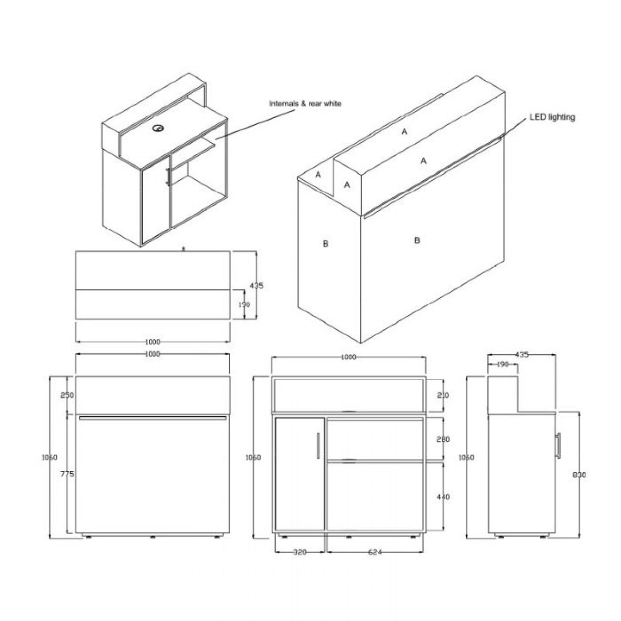 REM Zodiac Reception Desk