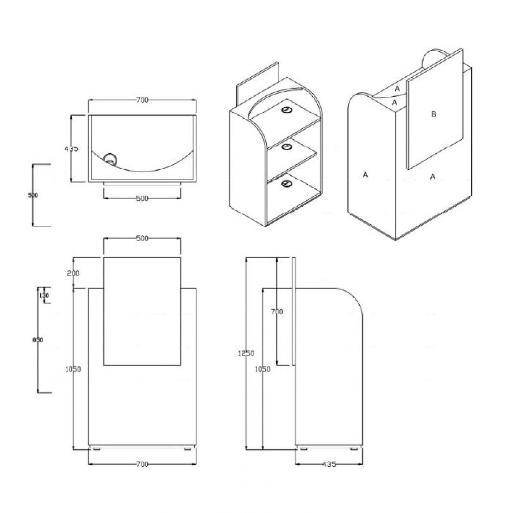 Shop REM Keystone Desk for Beauty Salons | HOF Beauty